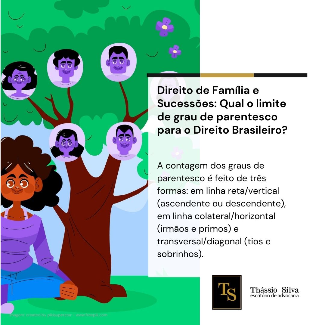Qual o limite de grau de parentesco para o Direito Brasileiro? | Jusbrasil