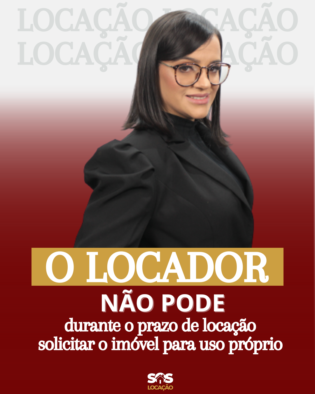 Locador não pode durante o prazo de locação solicitar imóvel para uso ...