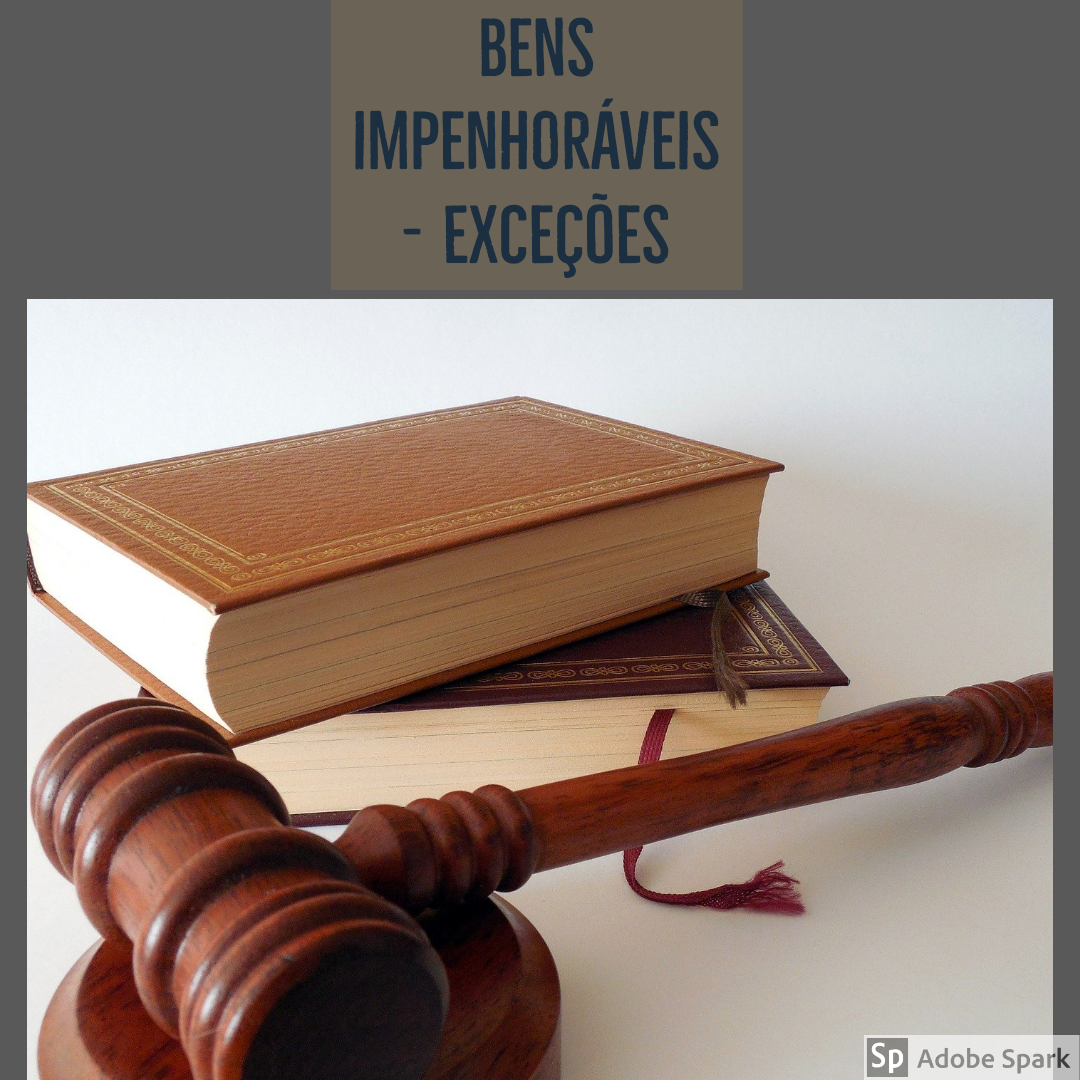 A impenhorabilidade dos bens e suas exceções | Jusbrasil