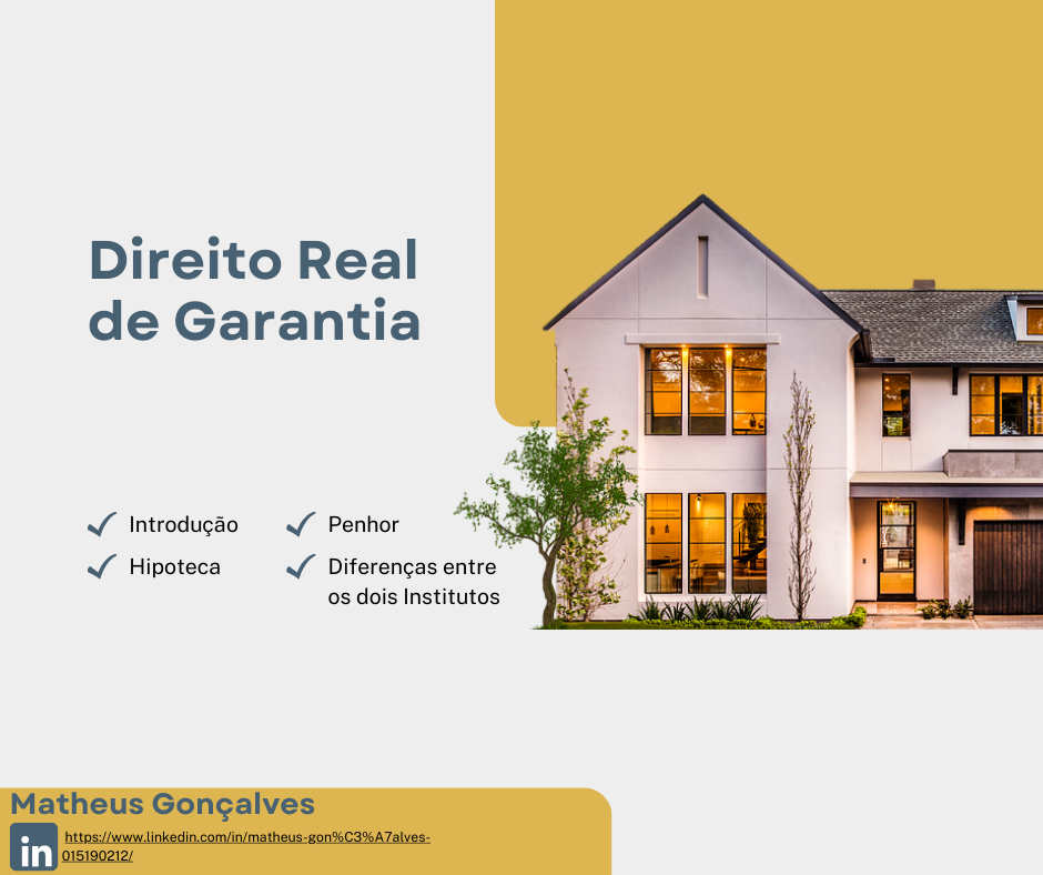 Penhor e Hipoteca: Institutos do Direito Real de Garantia | Jusbrasil