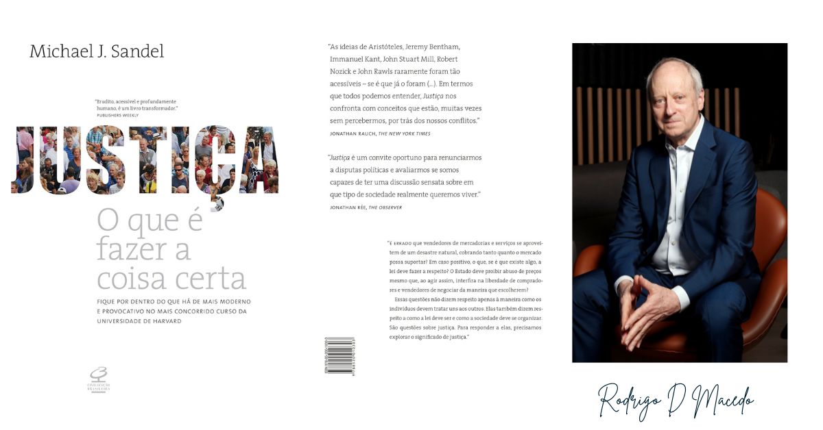 Justiça: O que é fazer a coisa certa - Resenha do Livro de Michael J ...