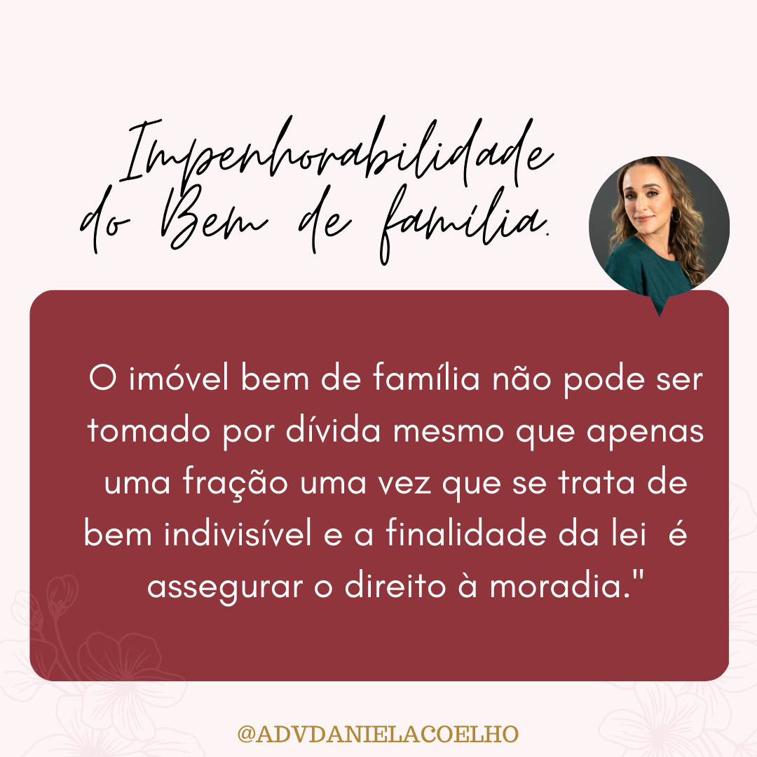 Impenhorabilidade do bem de família | Jusbrasil