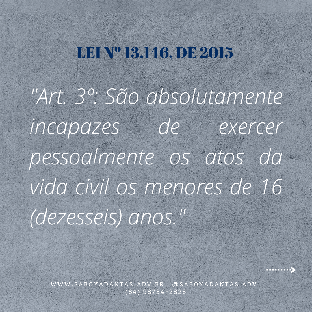 Você sabe quem são os incapazes de acordo com o Código Civil? | Jusbrasil