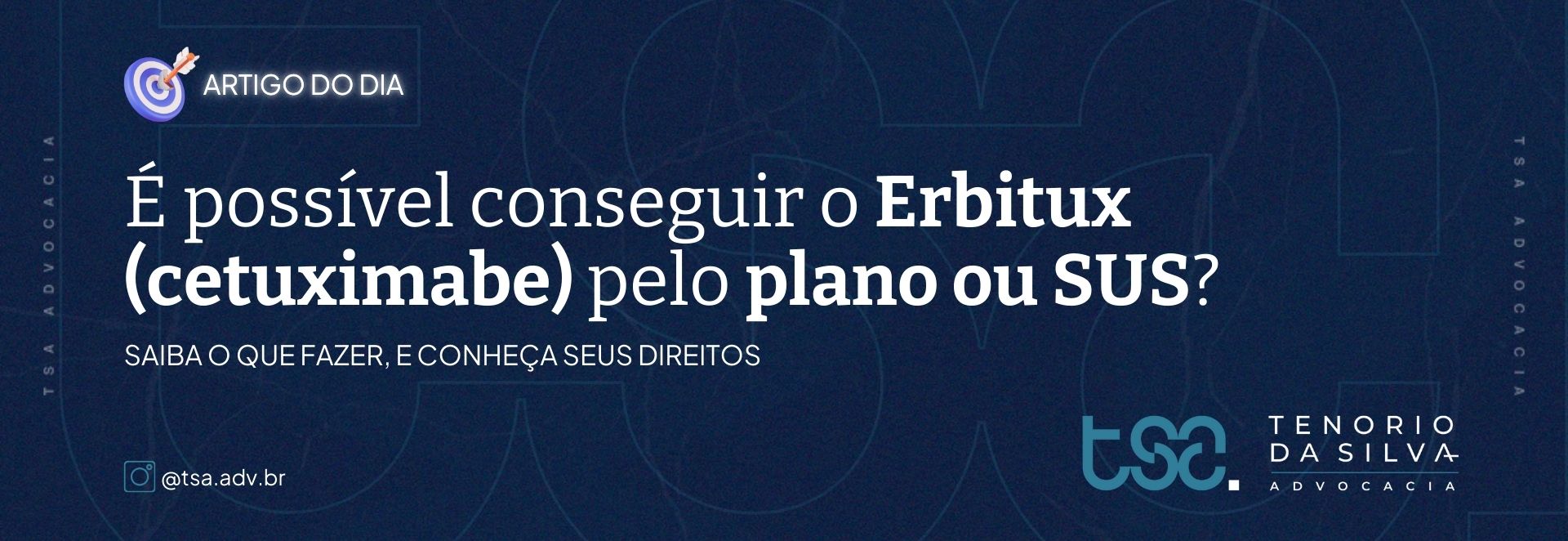 Como conseguir o Erbitux (cetuximabe) pelo plano de saúde ou pelo SUS ...
