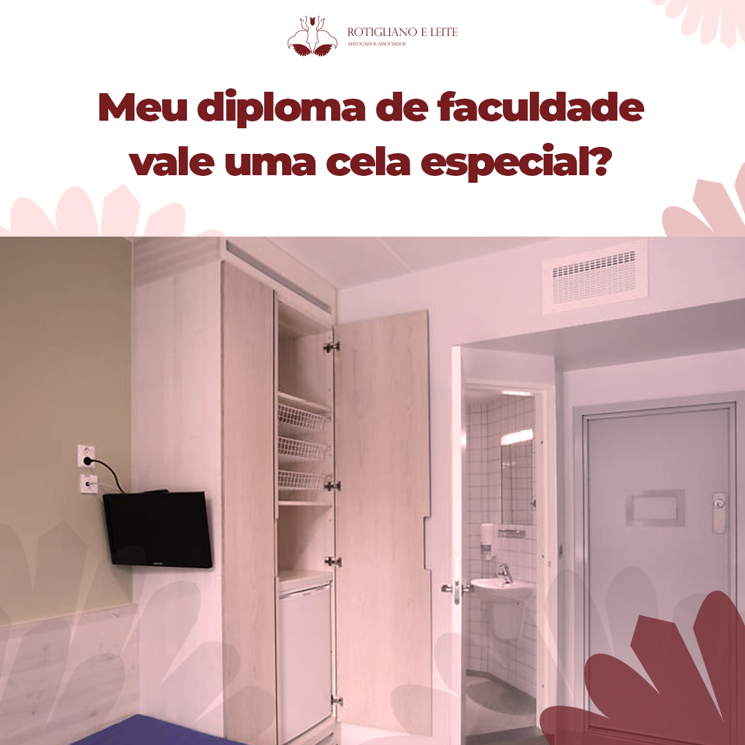 Meu diploma de faculdade vale uma cela especial? | Jusbrasil