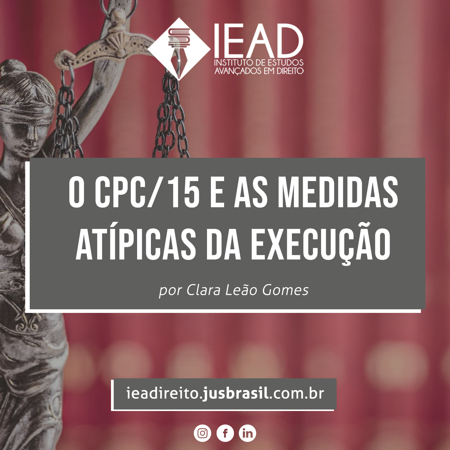 O CPC/15 e as medidas atípicas da execução | Jusbrasil