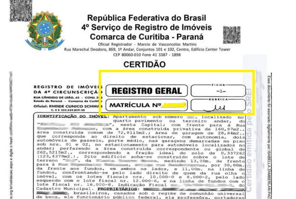 O que é matrícula de um imóvel? | Jusbrasil