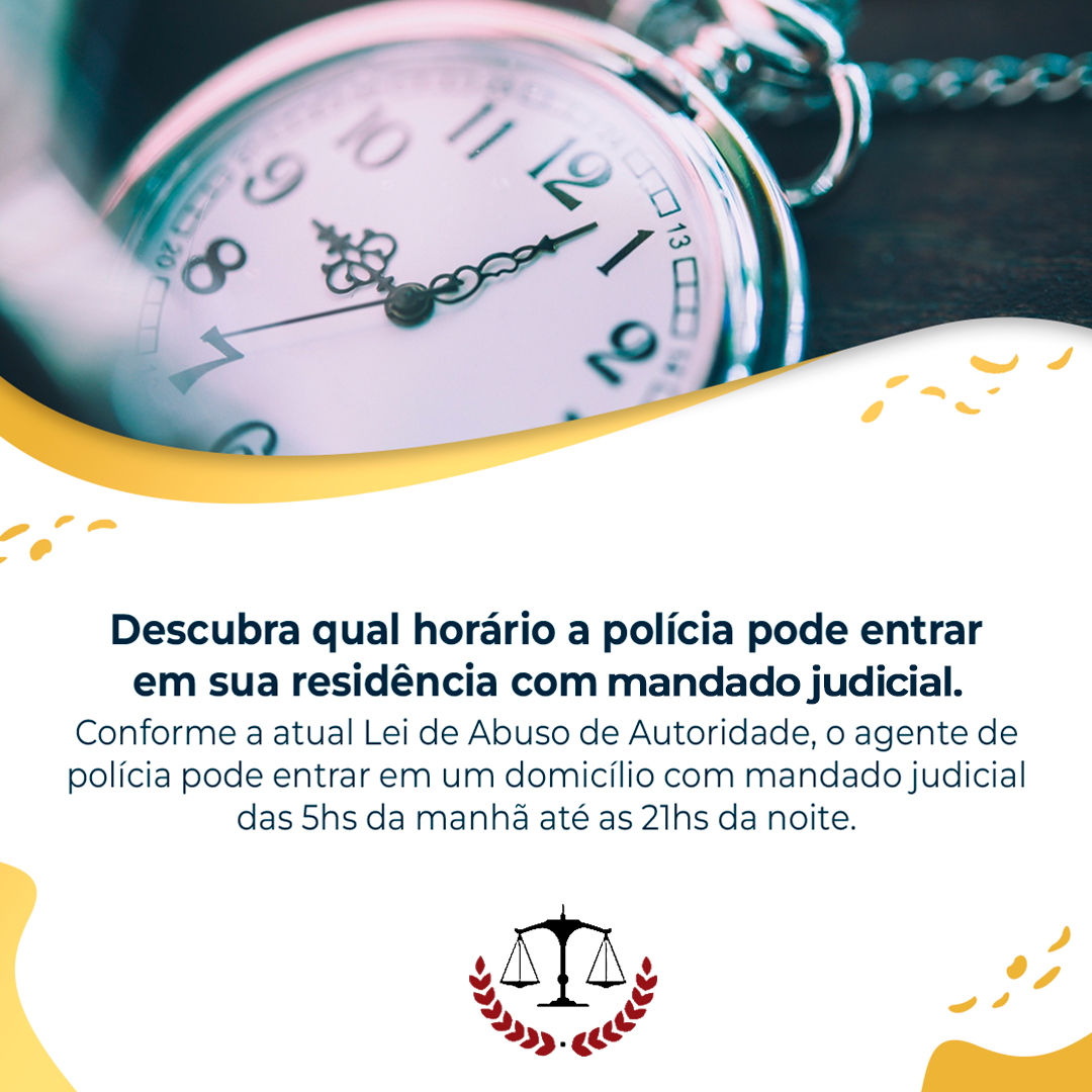 Descubra qual horário a polícia pode entrar em sua residência com ...