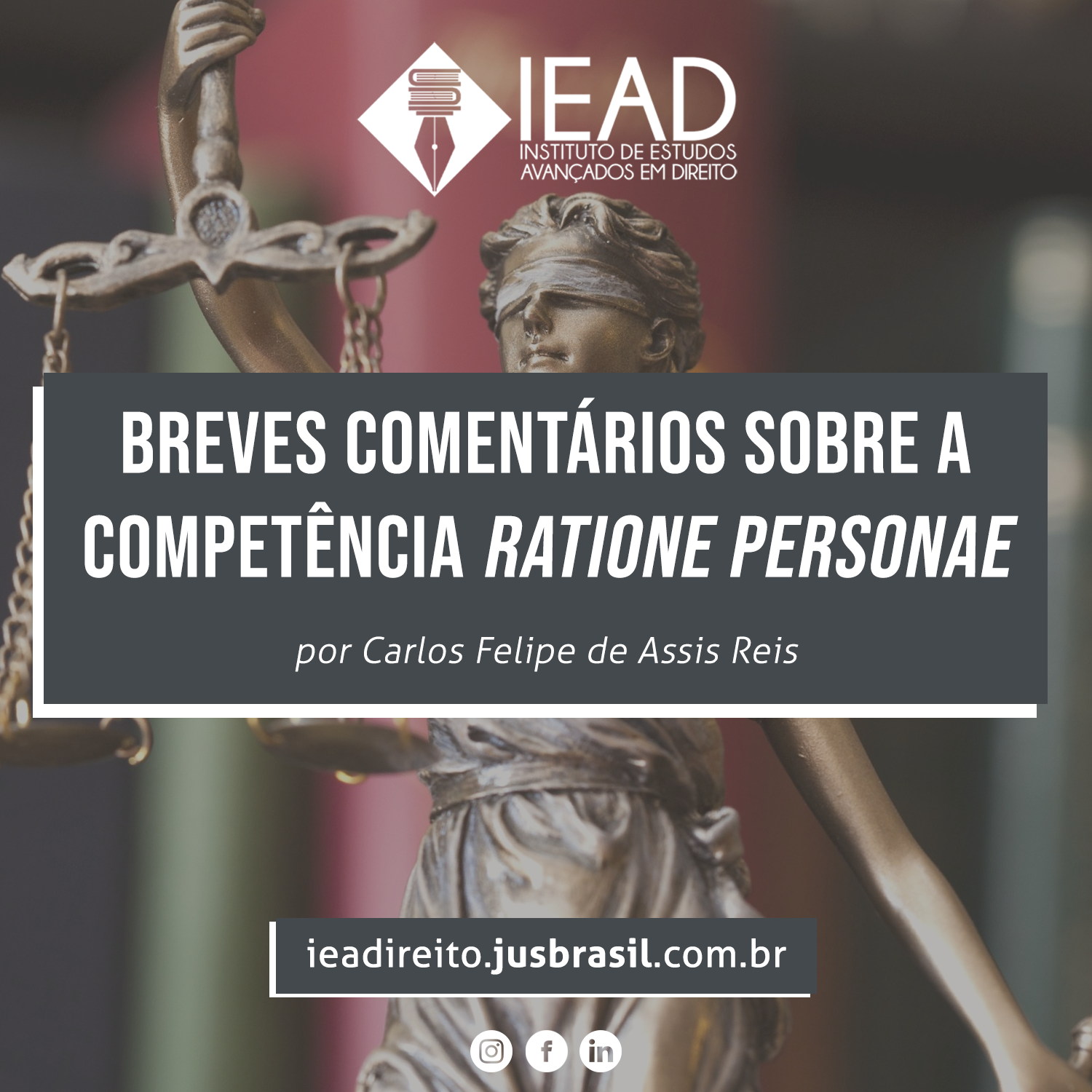 Breves comentários sobre a competência 'ratione personae' | Jusbrasil