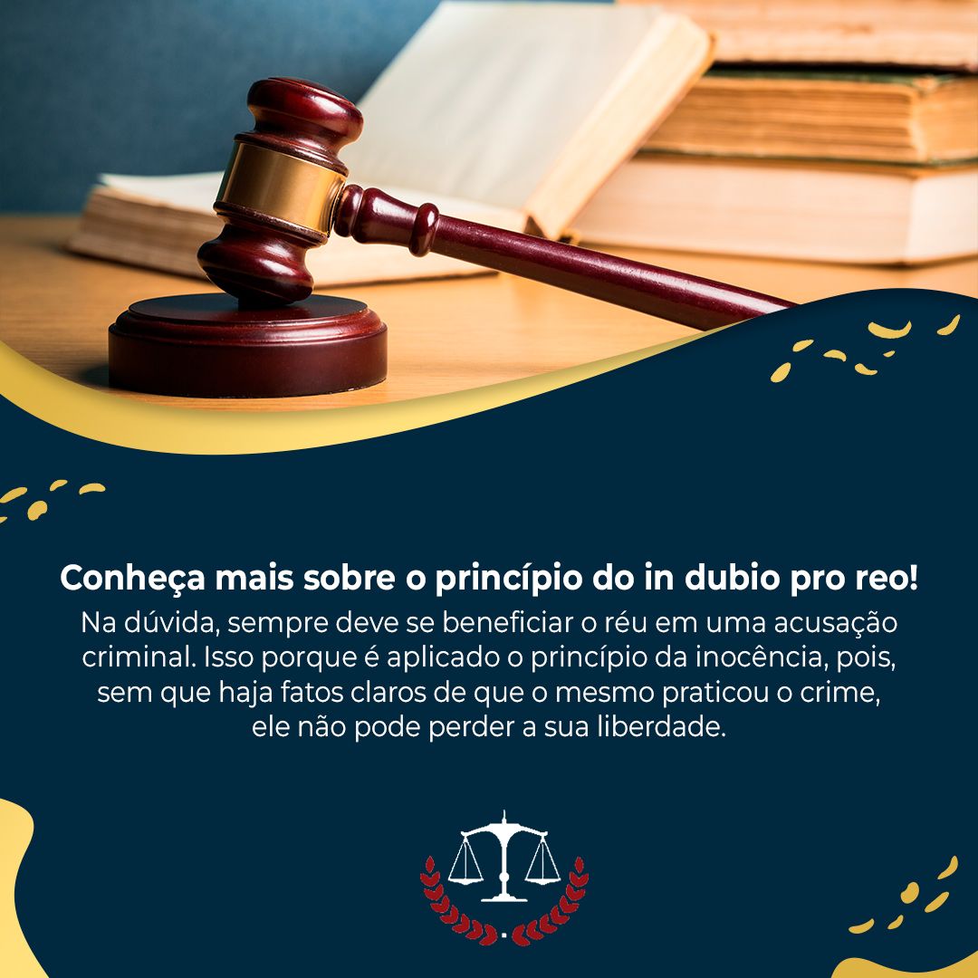 Conheça mais sobre o princípio do "in dubio pro reo" | Jusbrasil